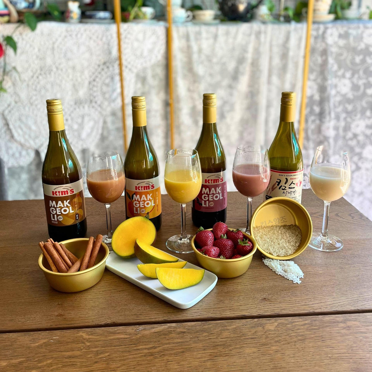 Kim’s Makgeolli Party Pack (10 bottles + 4 bowls) – Kim's Winery